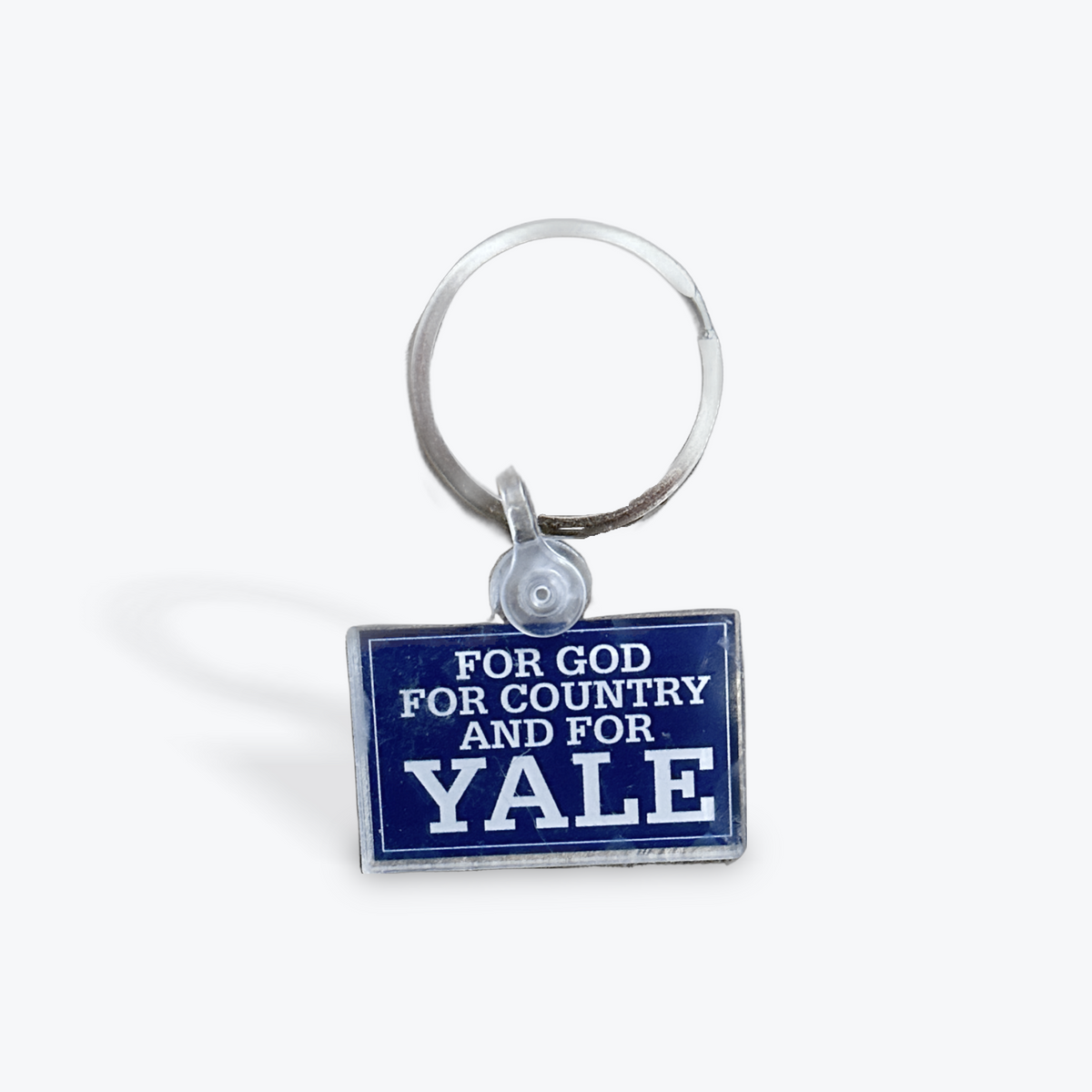 For God, For Country, and For Yale Acrylic Keychain — Yale Bulldog Blue ...