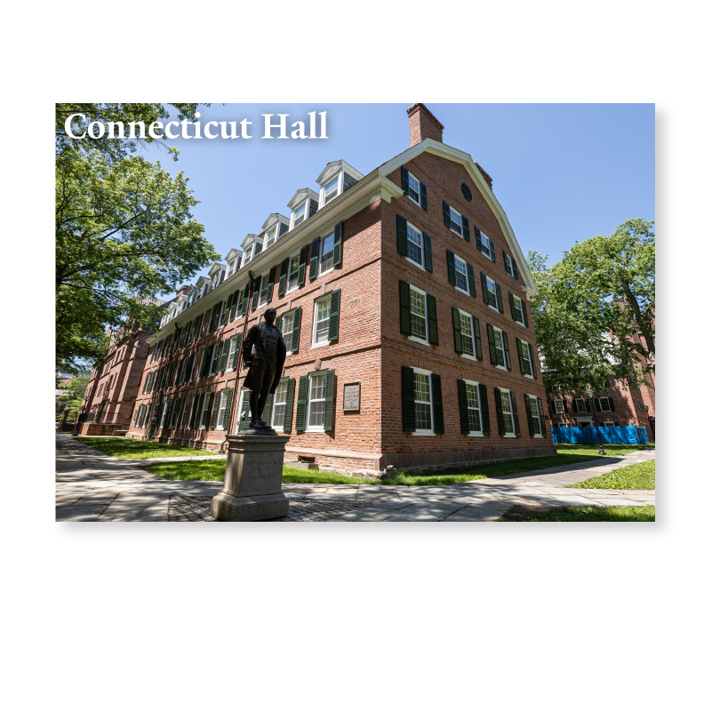 Connecticut Hall Magnet — Yale Bulldog Blue by Campus Customs