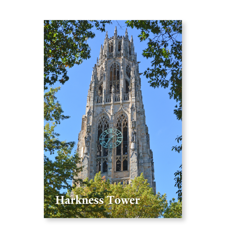 Harkness Tower Magnet — Yale Bulldog Blue by Campus Customs