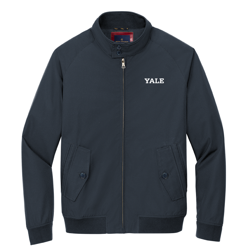 Brooks Brothers Big Yale Bomber Jacket — Yale Bulldog Blue by Campus ...