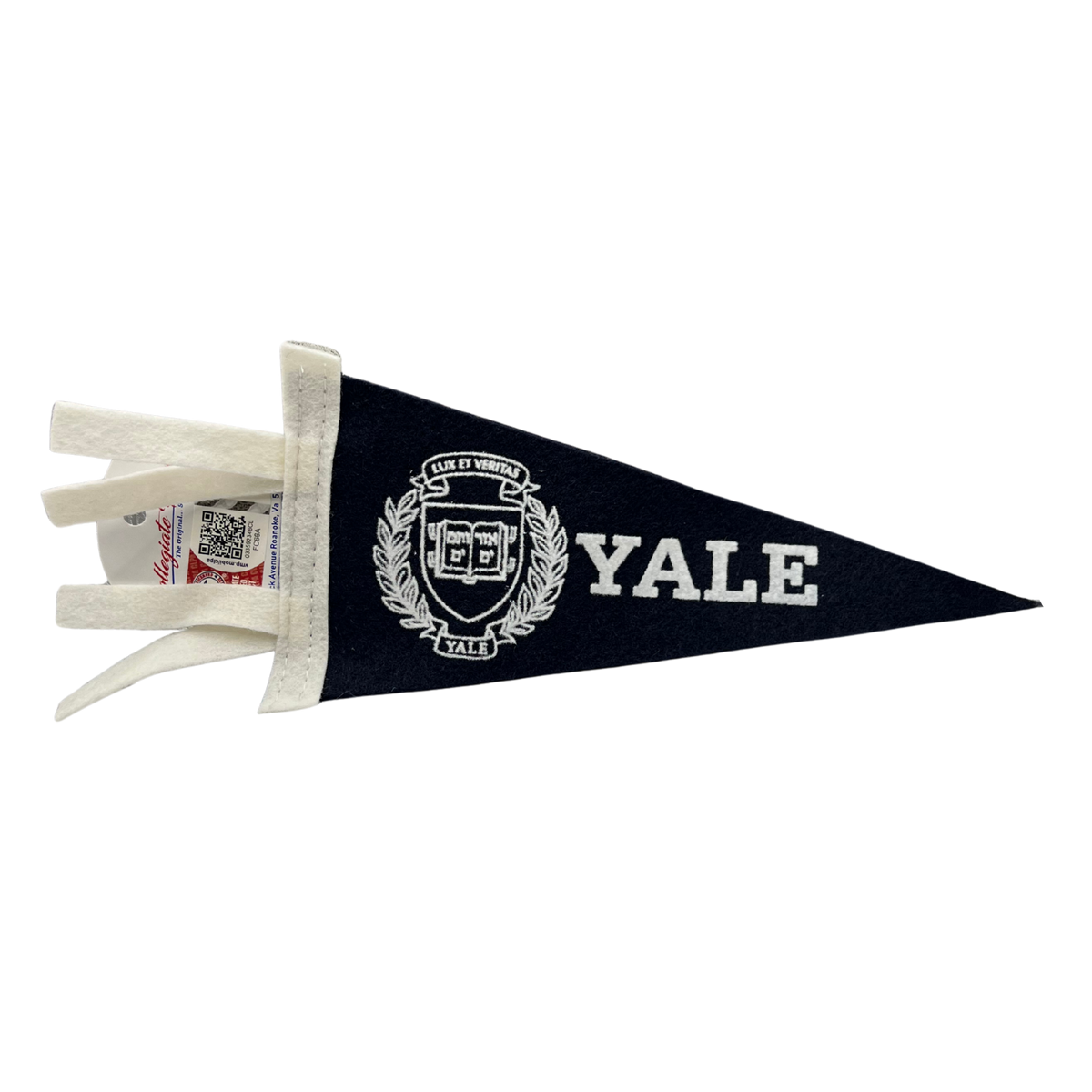 Yale Crest Pennant — Yale Bulldog Blue by Campus Customs