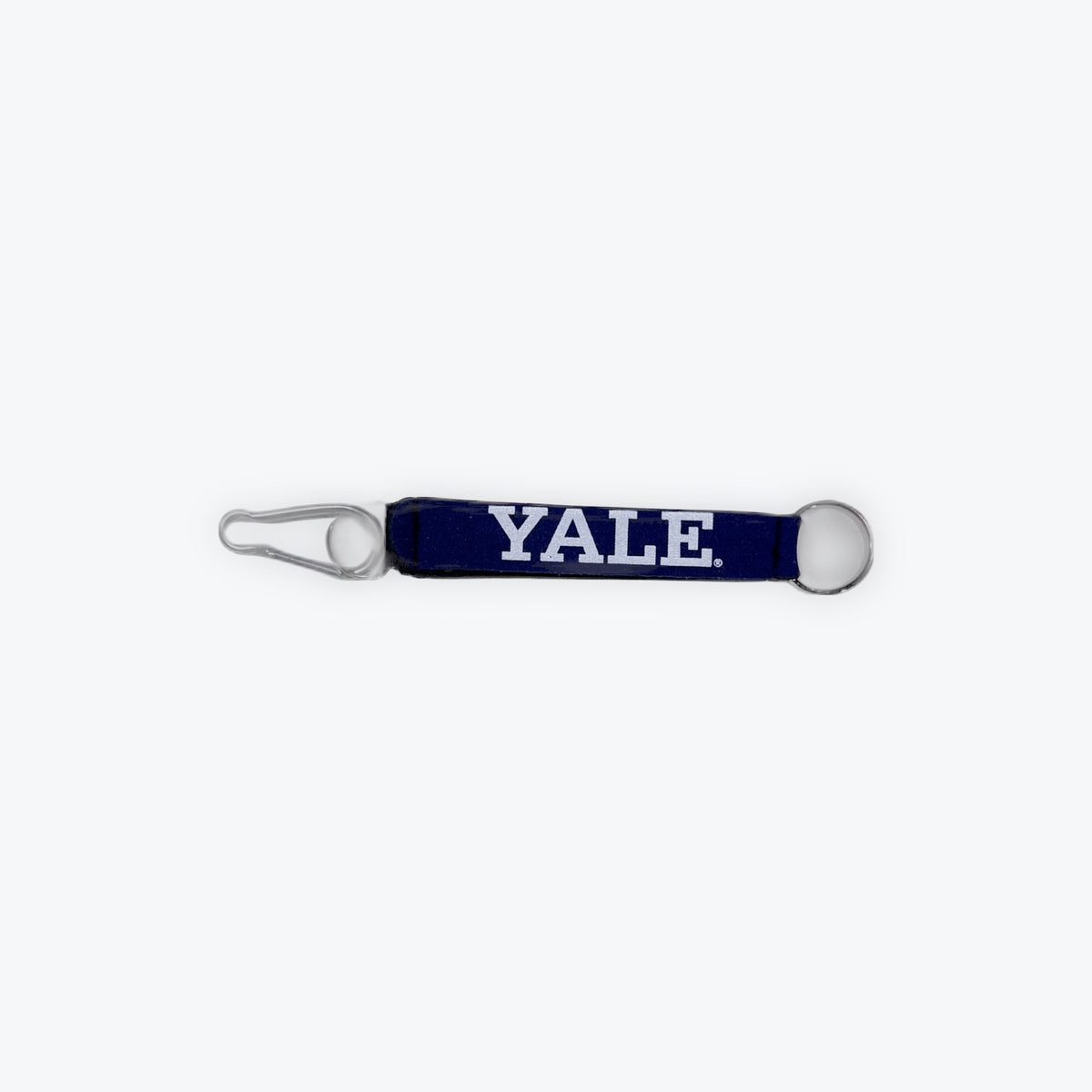 Big Yale Silicone Wristband Keychain — Yale Bulldog Blue by Campus Customs