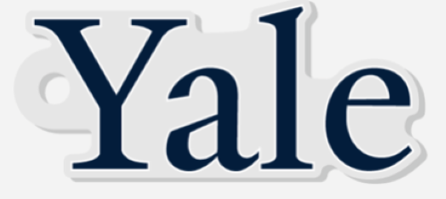 Yale Wordmark Acrylic Keychain — Yale Bulldog Blue by Campus Customs