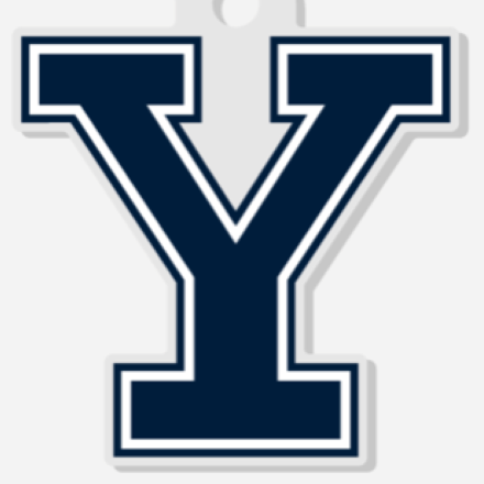 Y Acrylic Keychain — Yale Bulldog Blue by Campus Customs