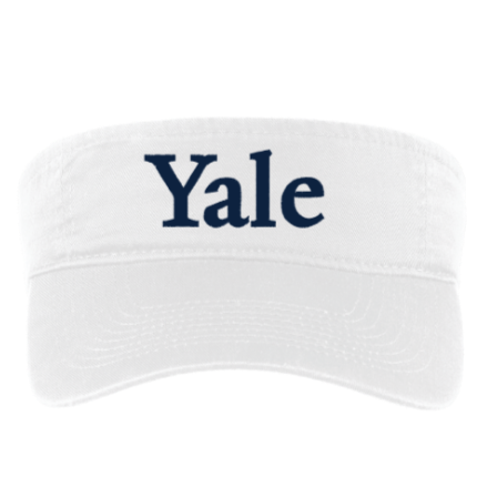 Yale Wordmark Visor — Yale Bulldog Blue by Campus Customs