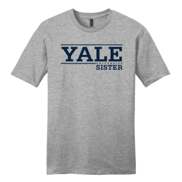 Yale Relative T-Shirt - Sister — Yale Bulldog Blue by Campus Customs
