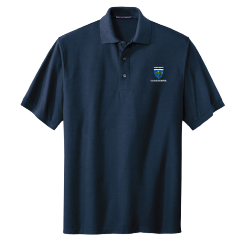 Residential College Polo - Grace Hopper — Yale Bulldog Blue by Campus ...