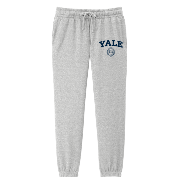 Womens Yale Crest Sweatpant — Yale Bulldog Blue by Campus Customs