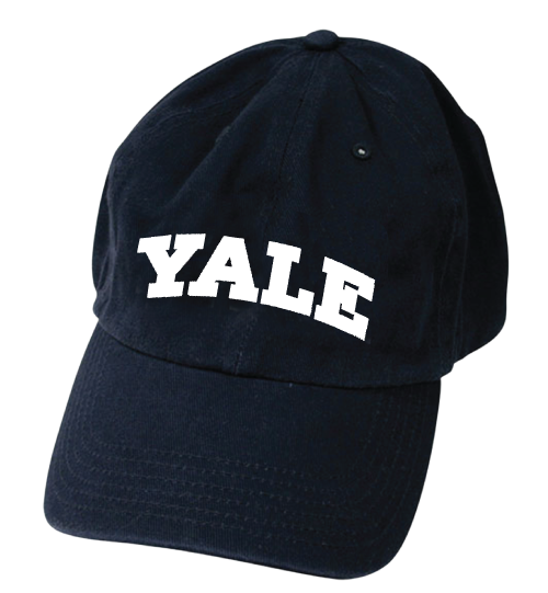 Arched Yale Dad Hat — Yale Bulldog Blue by Campus Customs