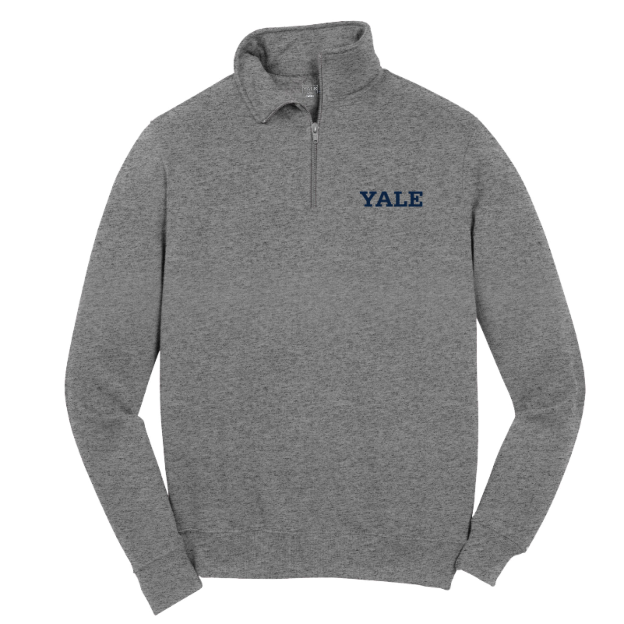 Yale Embroidered 1/4 Zip — Yale Bulldog Blue by Campus Customs