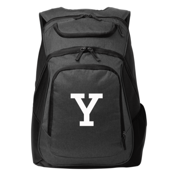 Y Executive Backpack — Yale Bulldog Blue by Campus Customs